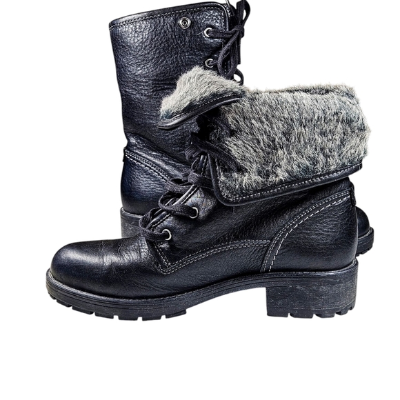 Clarks | Shoes | Clarks Reunite Gortex Black Leather Boots Water Proof ...